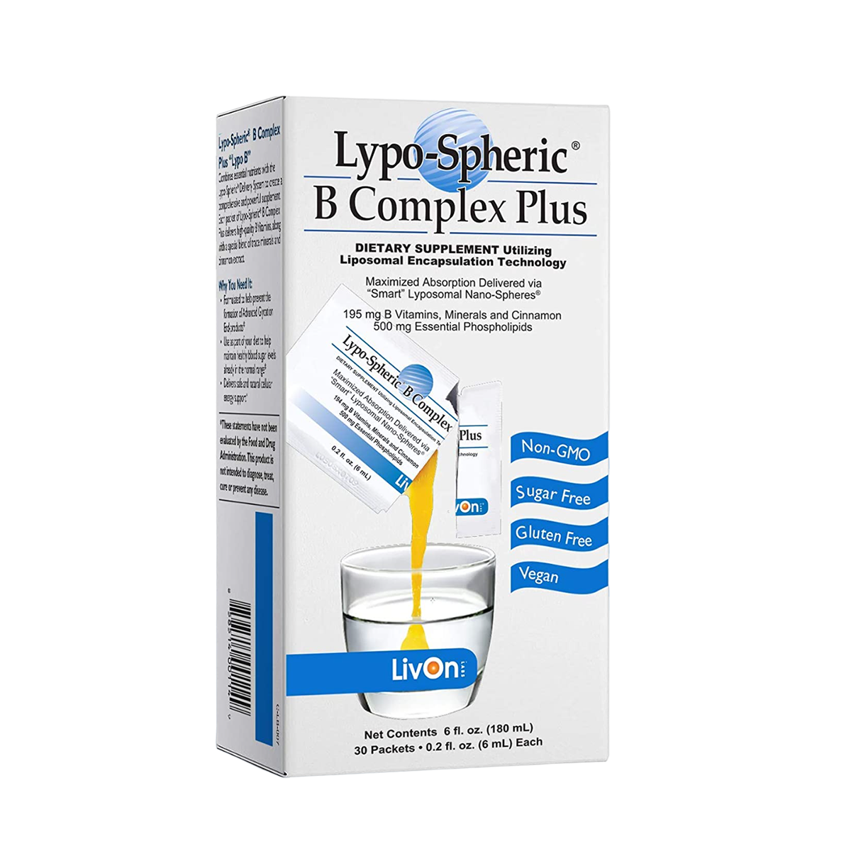 Lypo-Spheric® Vitamin B-Complex Plus | Liposomal Encapsulation Technol ...